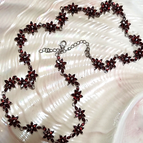 Artisan | Jewelry | Rich Red Garnet Necklace | Poshmark